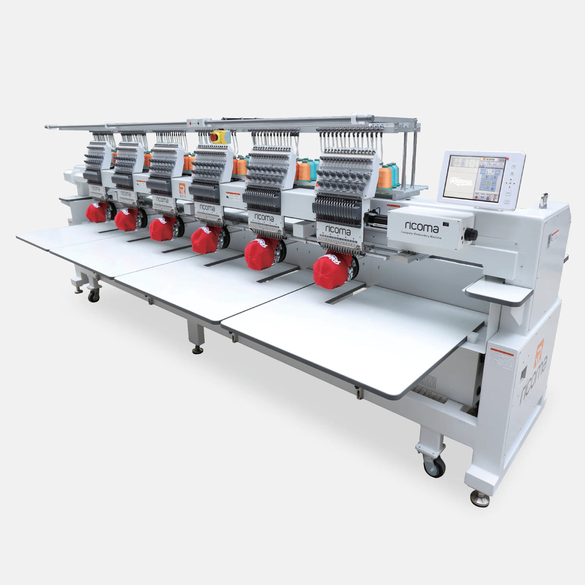 Ricoma CHT2 Multi-Head Embroidery Machines – 4 to 12 Heads – Ricoma ...